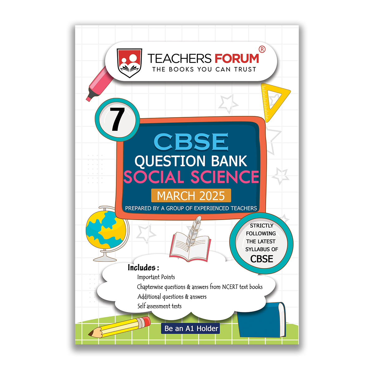 NCERT CBSE Question Bank Class Social Science (For 2025, 05/17/2024